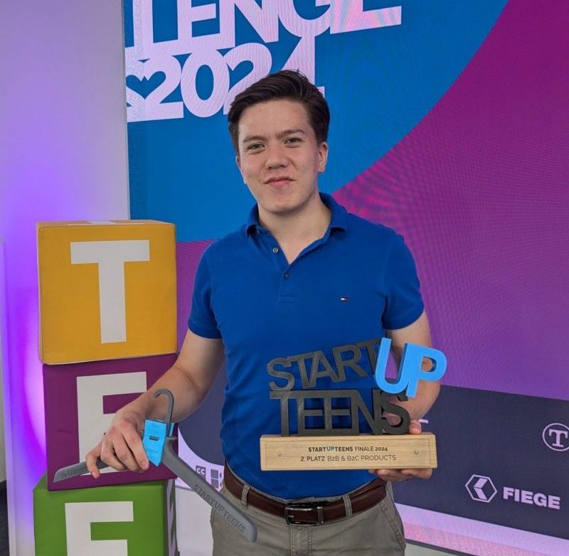 Lucas Li bei auch StartUp Teens erfolgreich! - Jugend forscht Baden ...